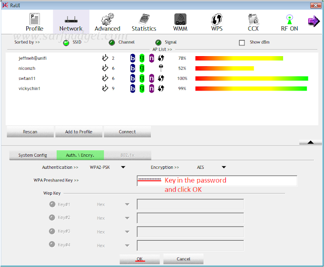 SurfGadGet.com: How to use Ralink Utility to connect WiFi
