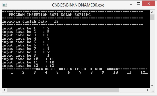 PENGERTIAN SORTING DALAM BAHASA PEMROGRAMAN C++ ~ BLOG TEKNOLOGI
