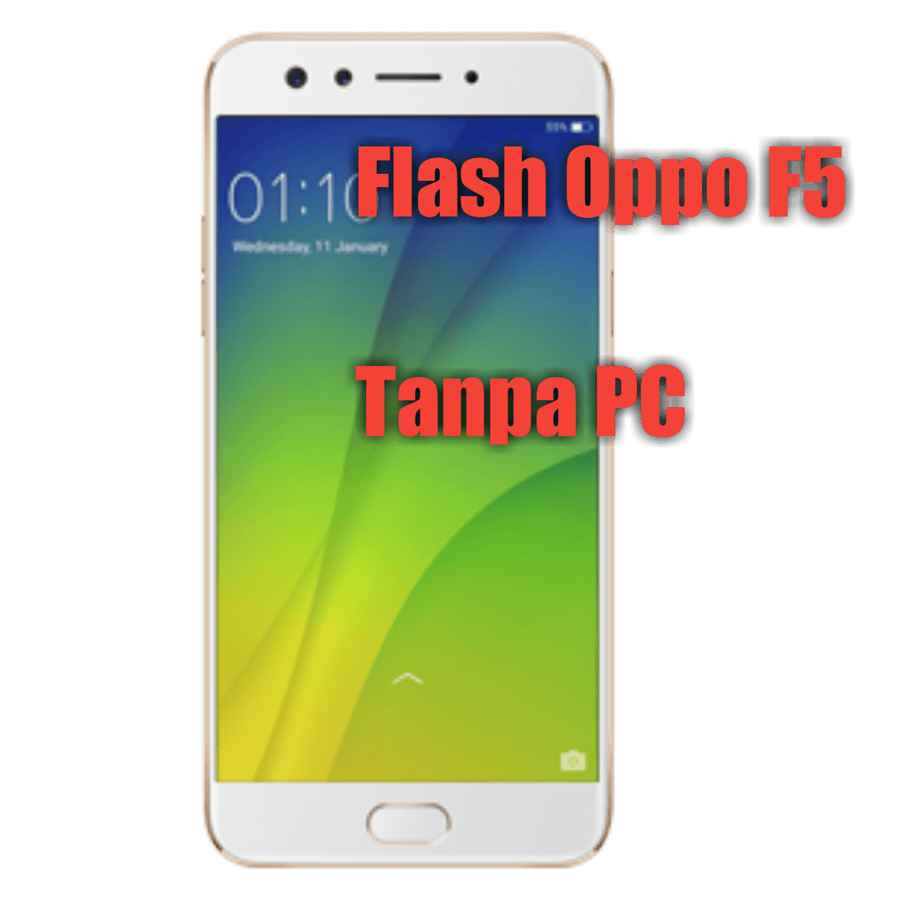 Cara flash oppo F5