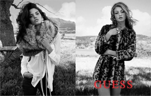 Guess Fall/Winter 2012 featuring Megan Wiggins and Gigi Hadad
