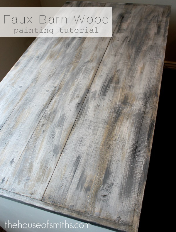 The Room Stylist: Faux Barn Wood Tutorial by The House of Smith's