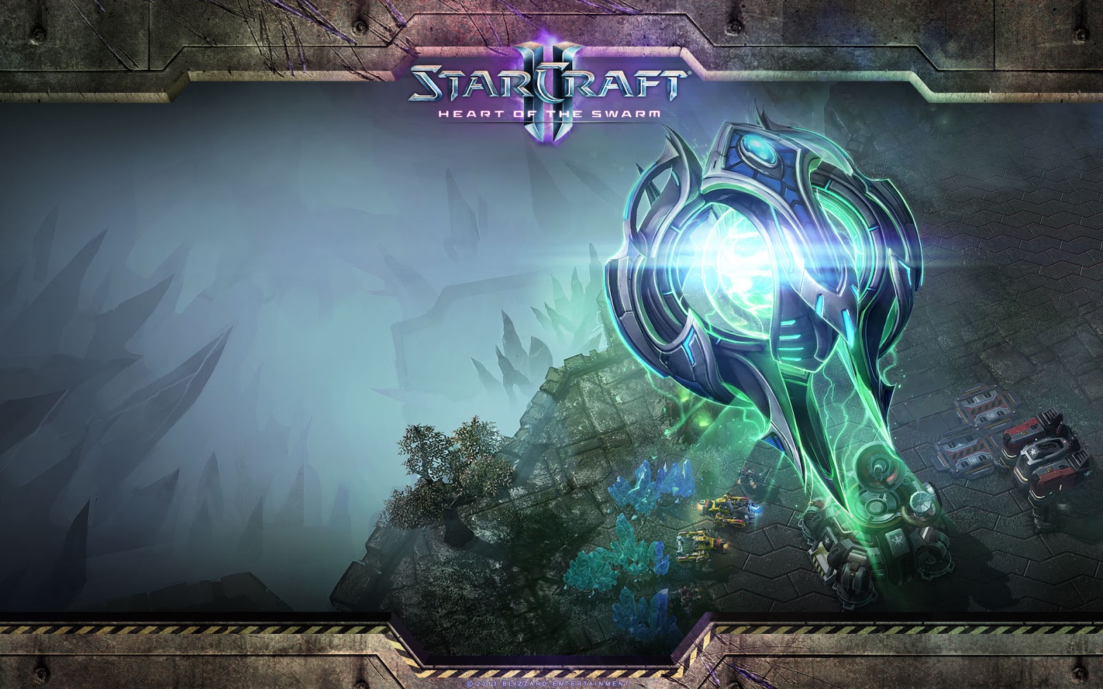 Oracle - StarCraft II : Heart of the Swarm - Mystery Wallpaper