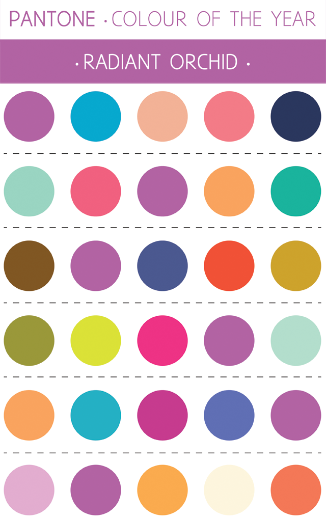 Rosie Simons Graphic and Surface Design: Colour of the Year: Radiant ...