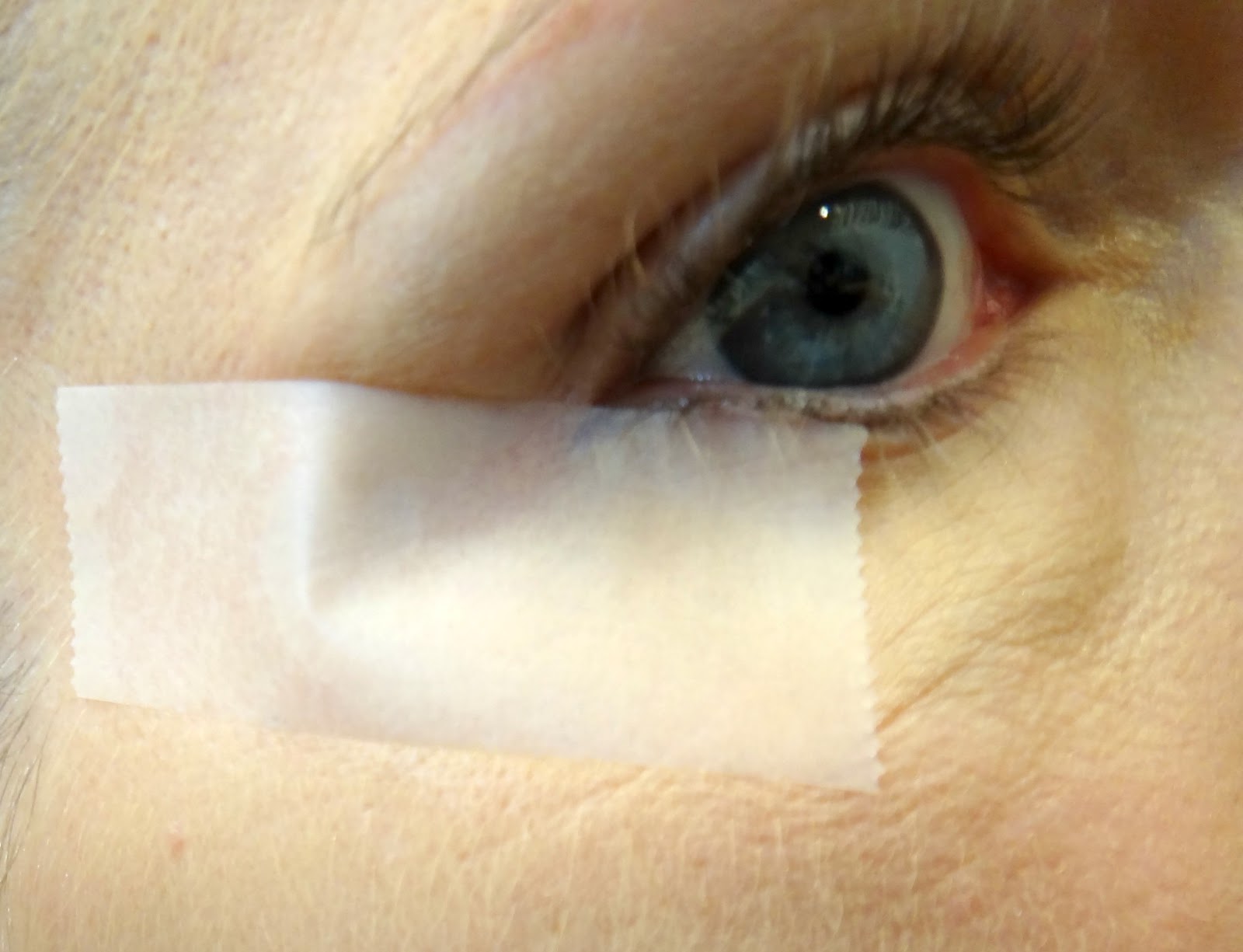 Drivel and Whatnot: Makeup Monday: Using Tape as a Guide for Shadow