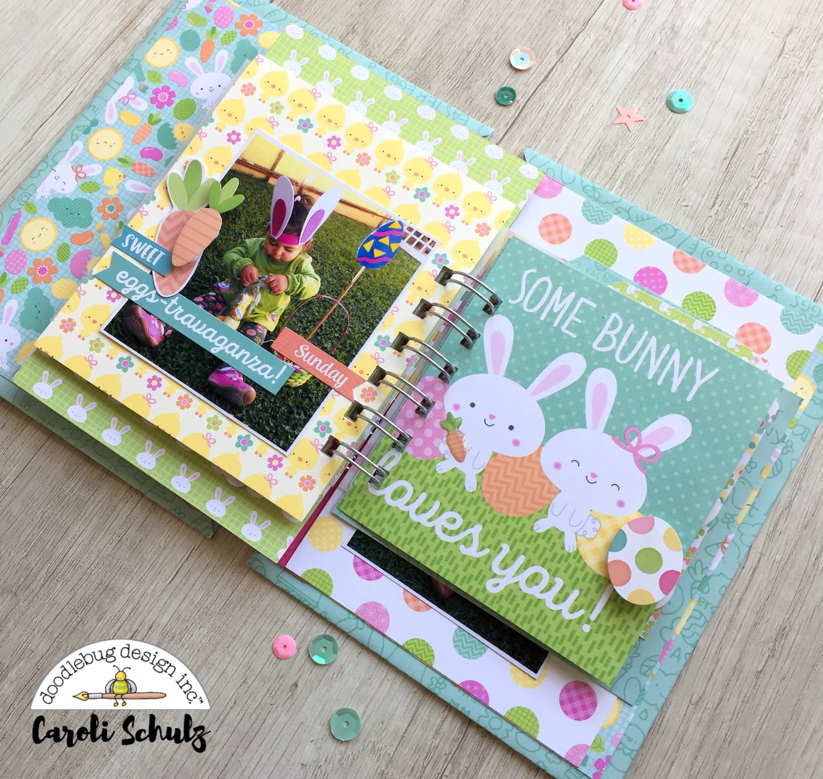Doodlebug Design Inc Blog: Easter Express Collection: Easter Mini Album ...