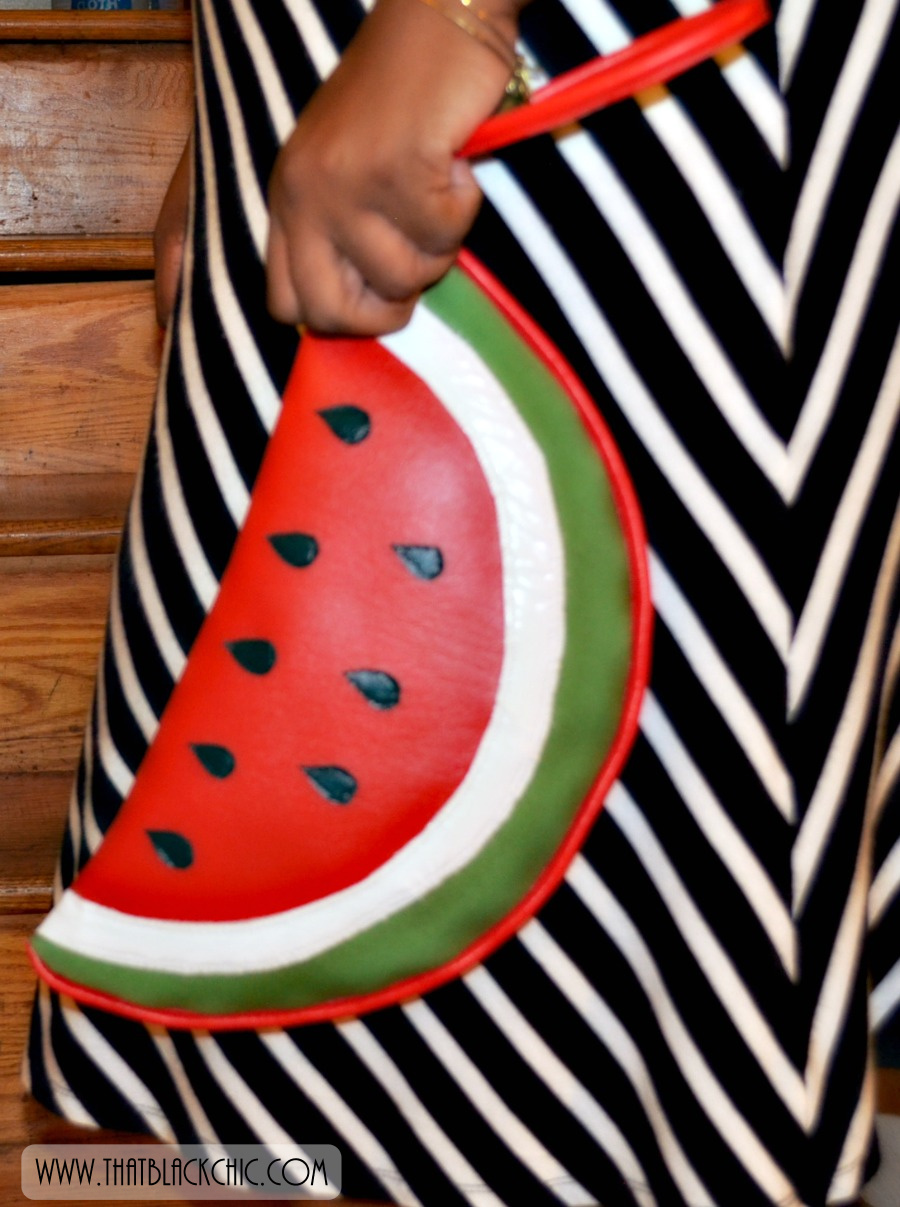 DIY Zipper Clutch:Nothing says summer like watermelon so why not a ...