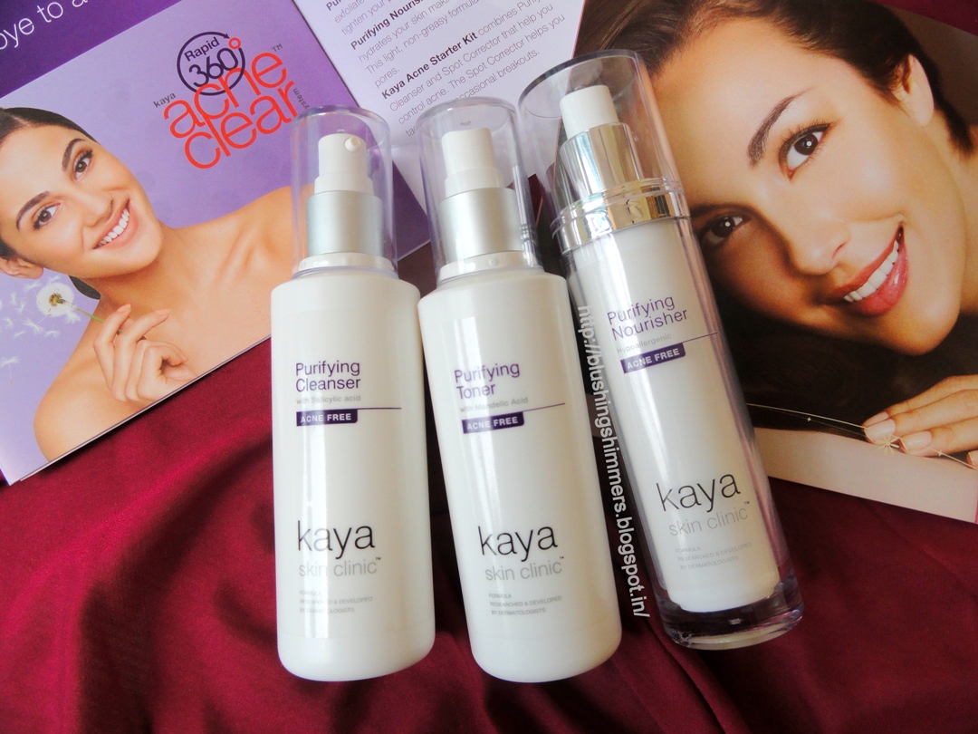 Blushing Shimmers: Kaya Skin Care Haul