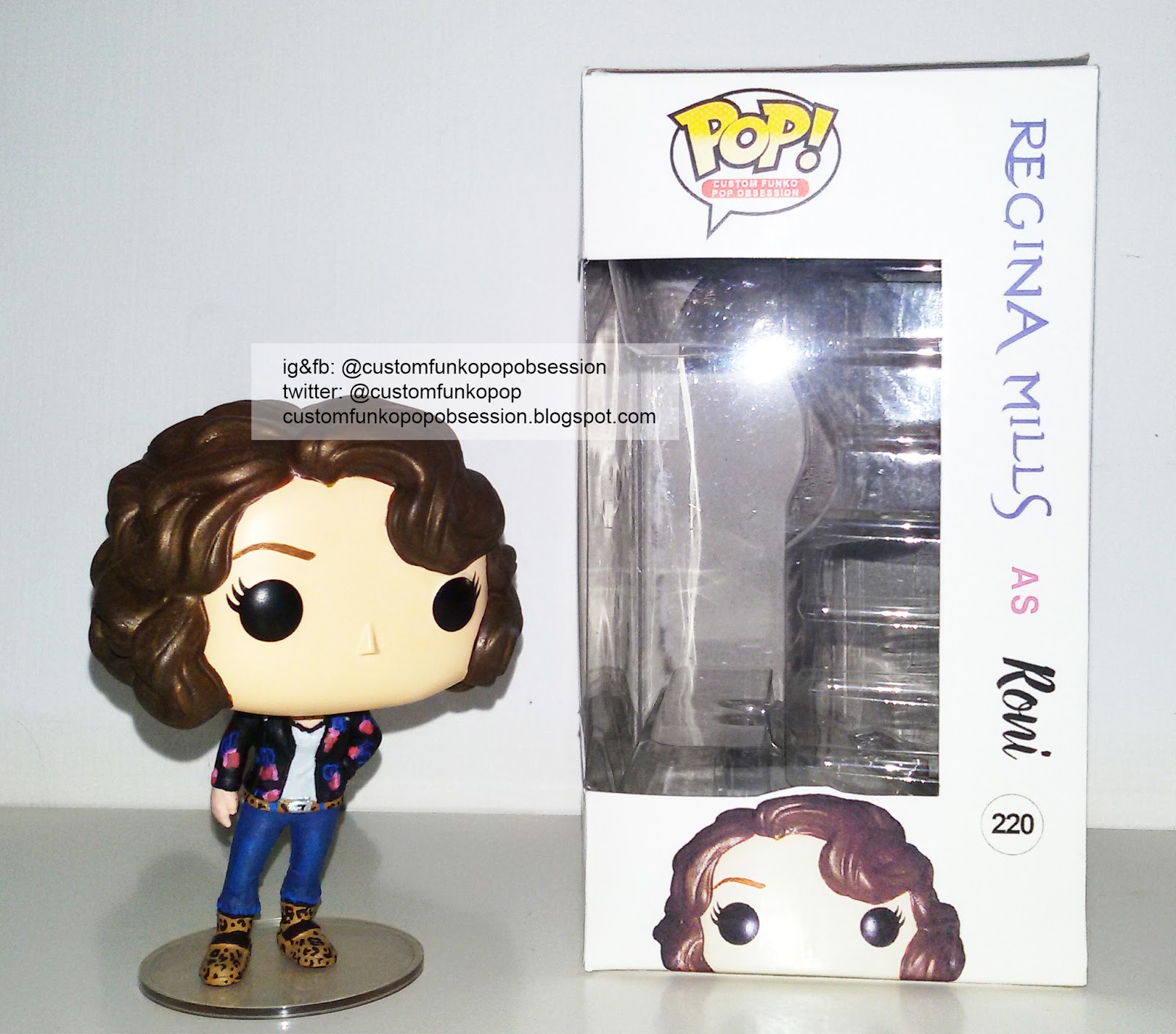 Regina Mills as Roni Custom Funko Pop - Once Upon A Time