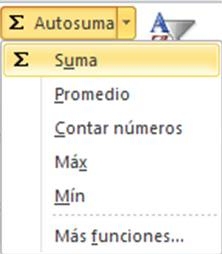 Expertos en Excel - Personal Consulting S.A.: Autosuma inteligente de Excel