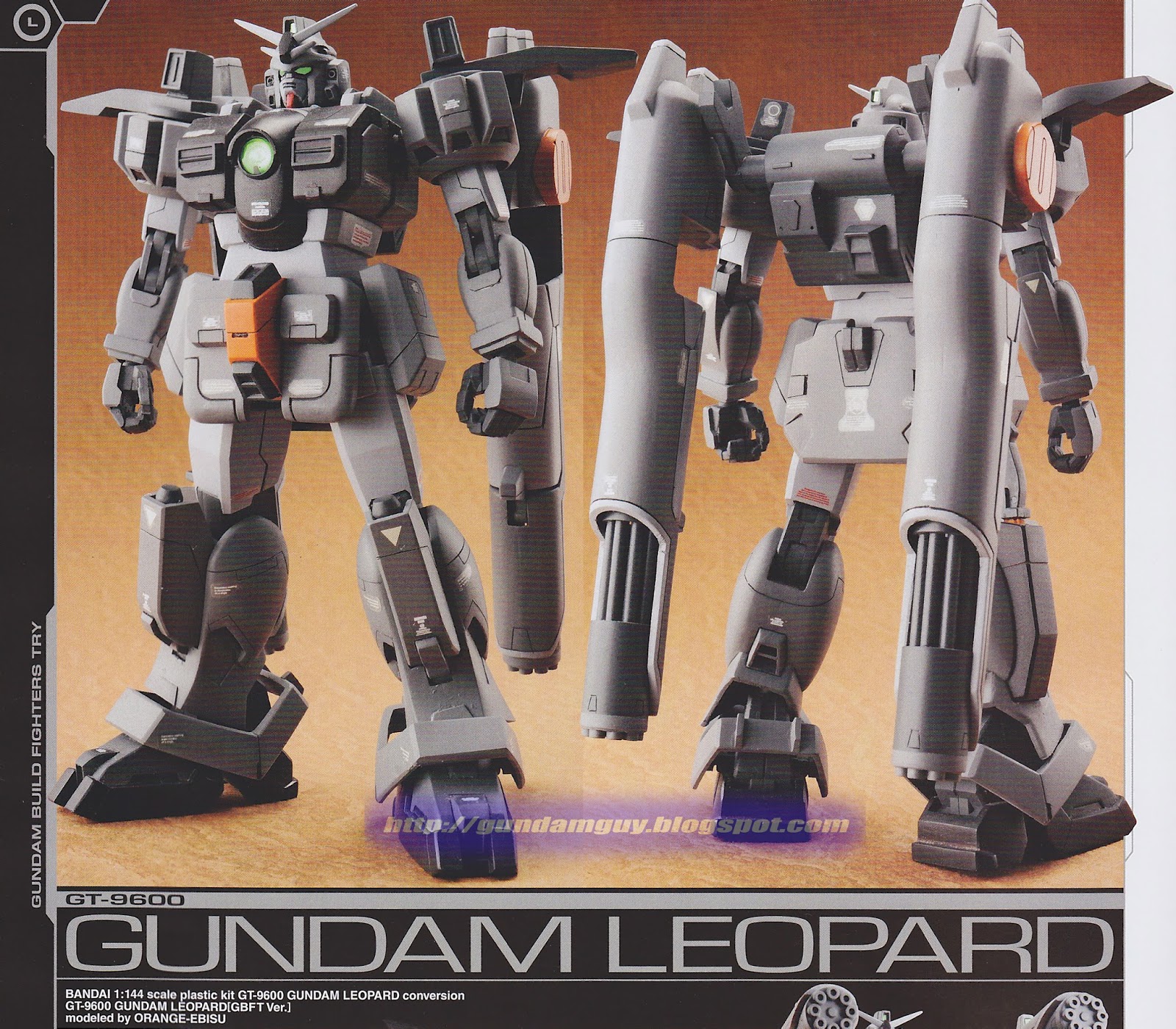 Gundam Family: 1/144 Gunadm Leopard Custom Build