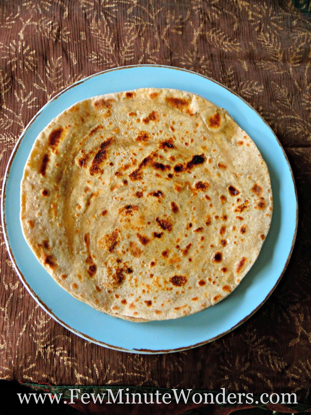 Parota Style Rolled Roti - Few Minute Wonders