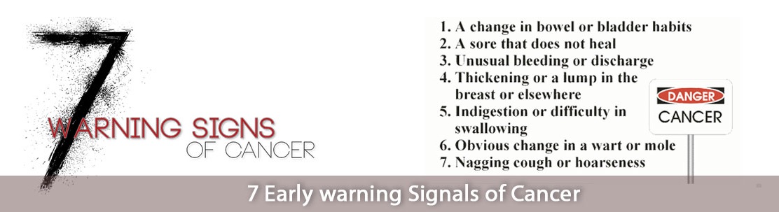 WHAT ARE THE 7 EARLY WARNING SIGNALS?