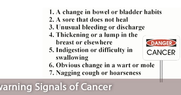 WHAT ARE THE 7 EARLY WARNING SIGNALS?