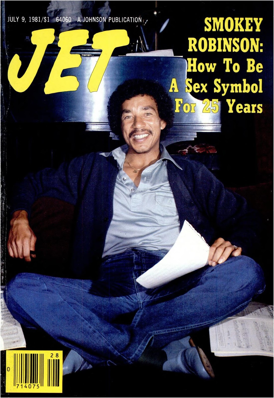 Top Of The Pop Culture 80s: Smokey Robinson Jet Magazine 1981