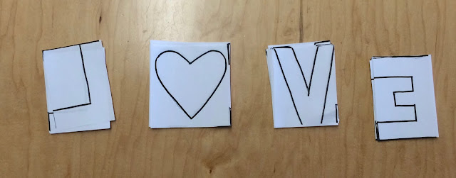 LOVE paintings - inspired by Robert Indiana - rubber boots and elf shoes