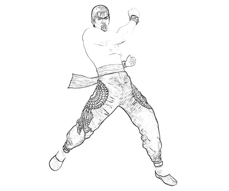 Tekken Coloring Pages Coloring Pages