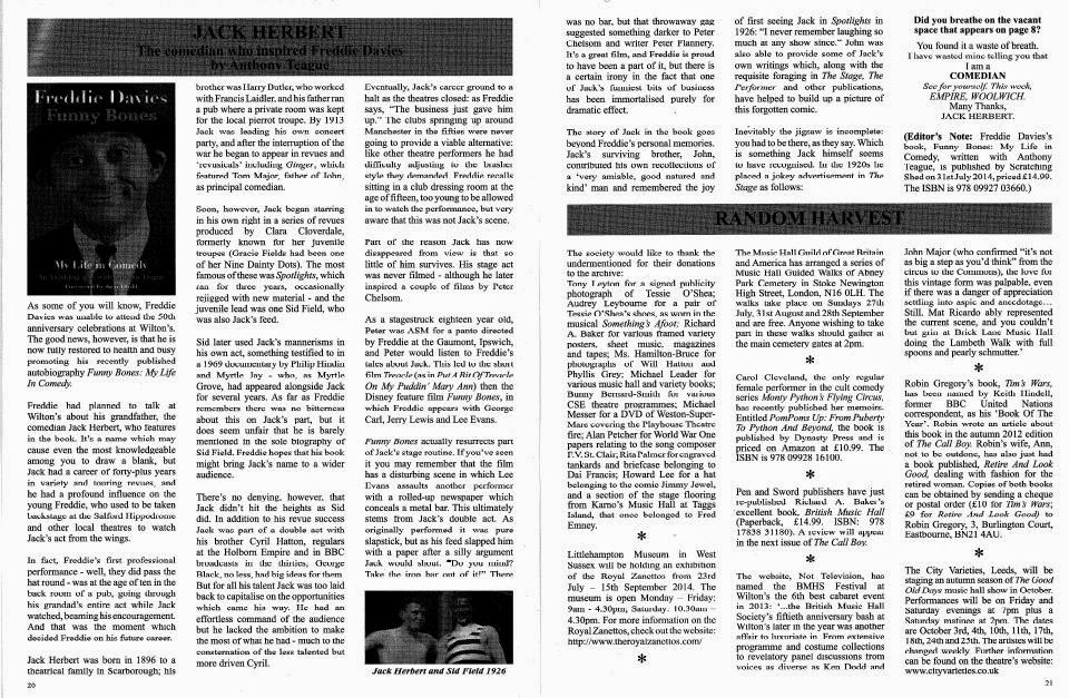 Funny Bones: My Life in Comedy by Freddie Davies with Anthony Teague ...