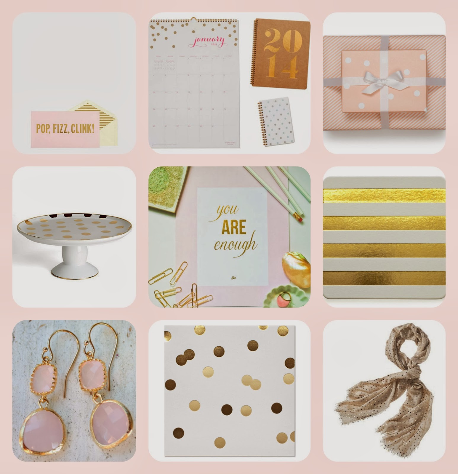 Kate Landers Events, LLC: Pink And Gold Pretties {Favorite Things}