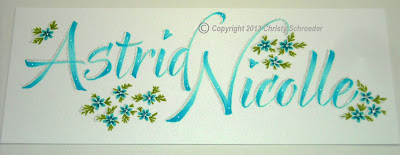 Splatters from the Inkwell: Calligraphy Name Play