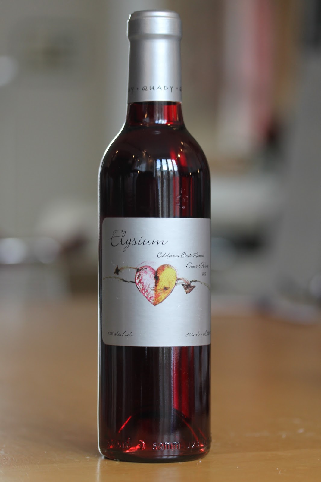 Wine, food and other pleasures: Elysium Black Muscat: a Valentine's treat