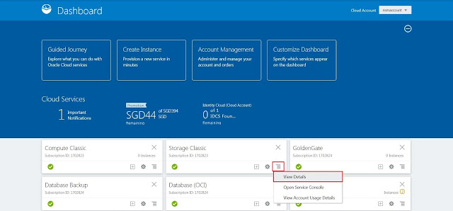 Netsoftmate Technical Blog : Oracle DBCS : Create A Database Deployment With Automatic Backup