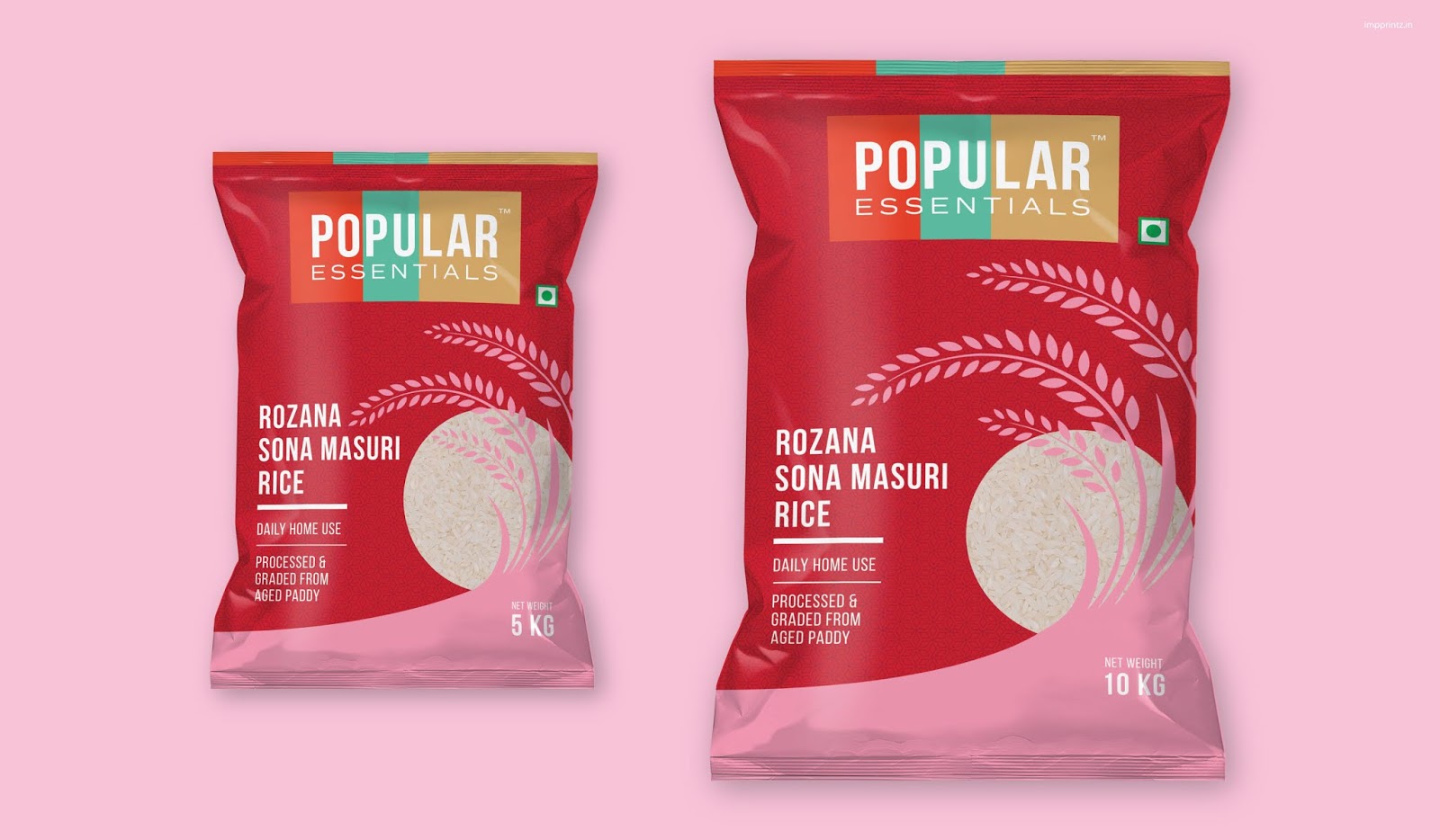 Rice Range, Popular Essentials on Packaging of the World - Creative ...