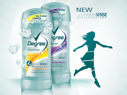 FREE Degree Women motionSENSE Deodorant Sample (Available Again!) – The ...