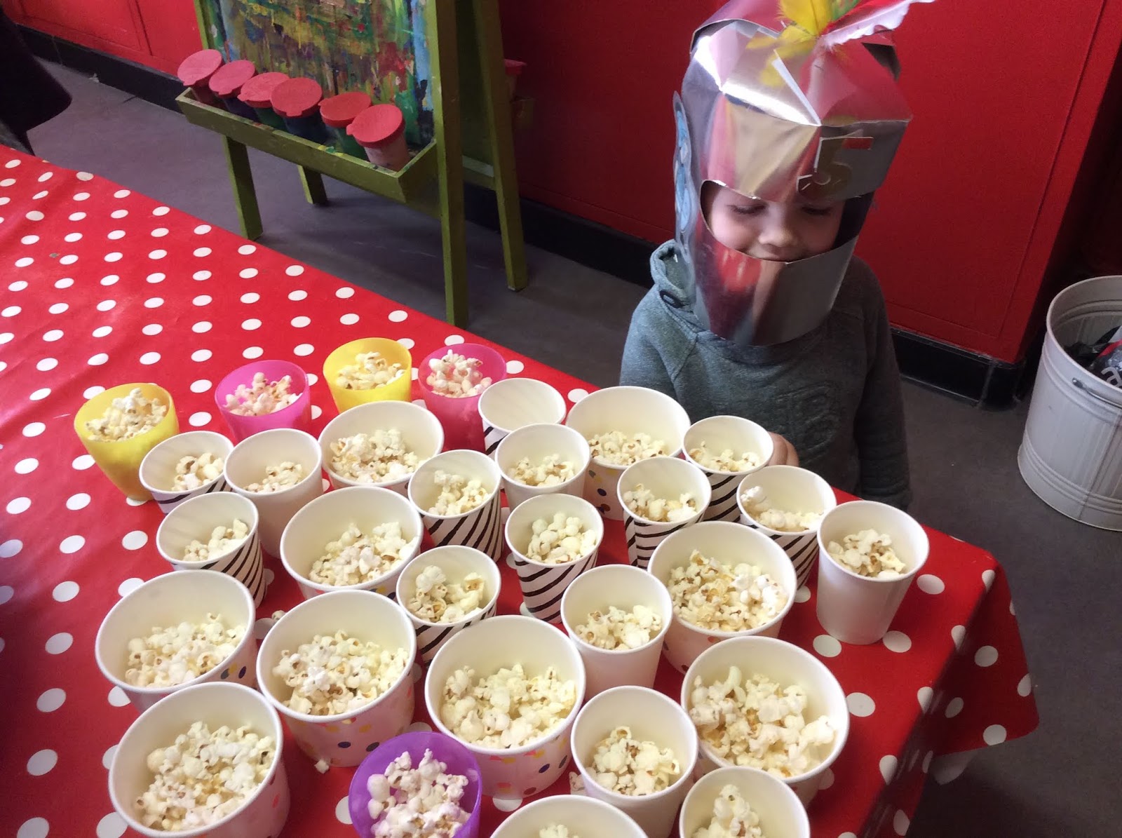 Kleuterkriebels! : Lekkere popcorn van de jarige Loïc!