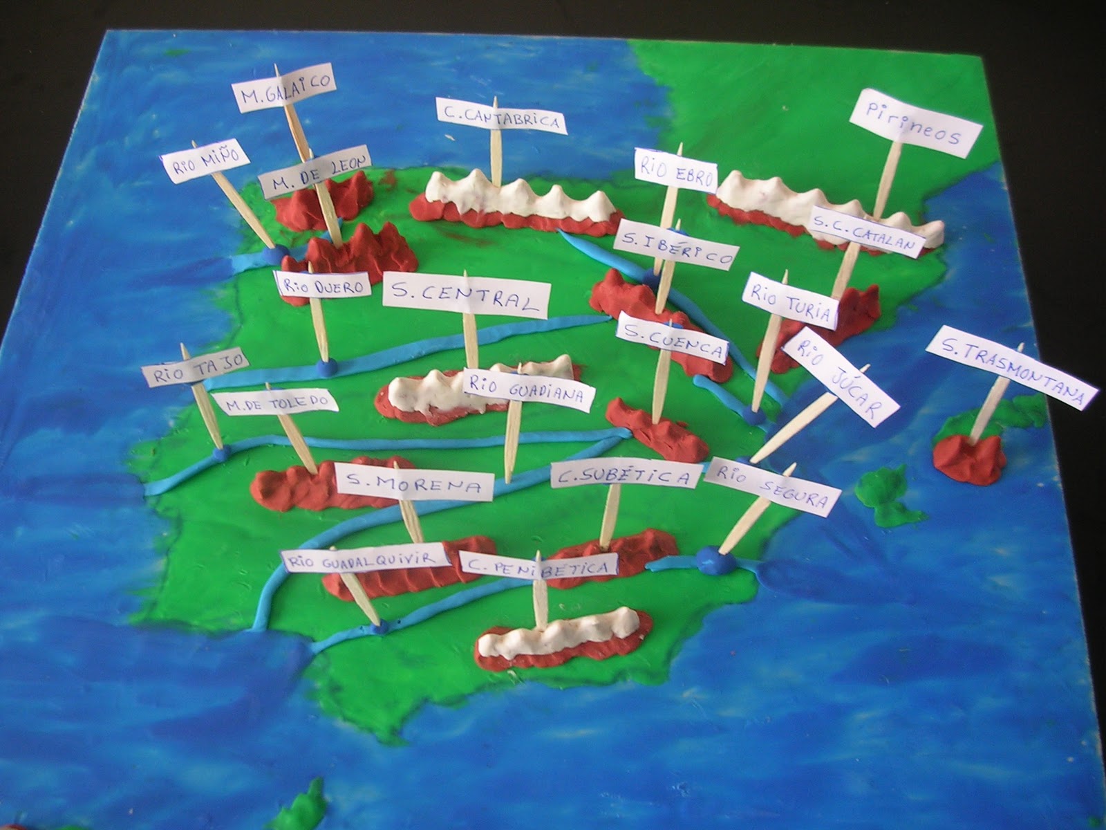 Las Ciencias Sociales en el Colegio "Amor de Dios": TALLER DE RELIEVE ...