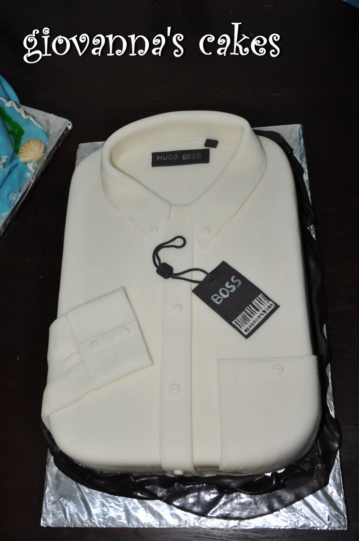 giovanna's cakes: Hugo Boss shirt cake