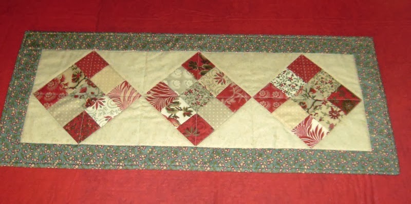 Simple 9-Patch Table Runner Parade - A Quilting Life