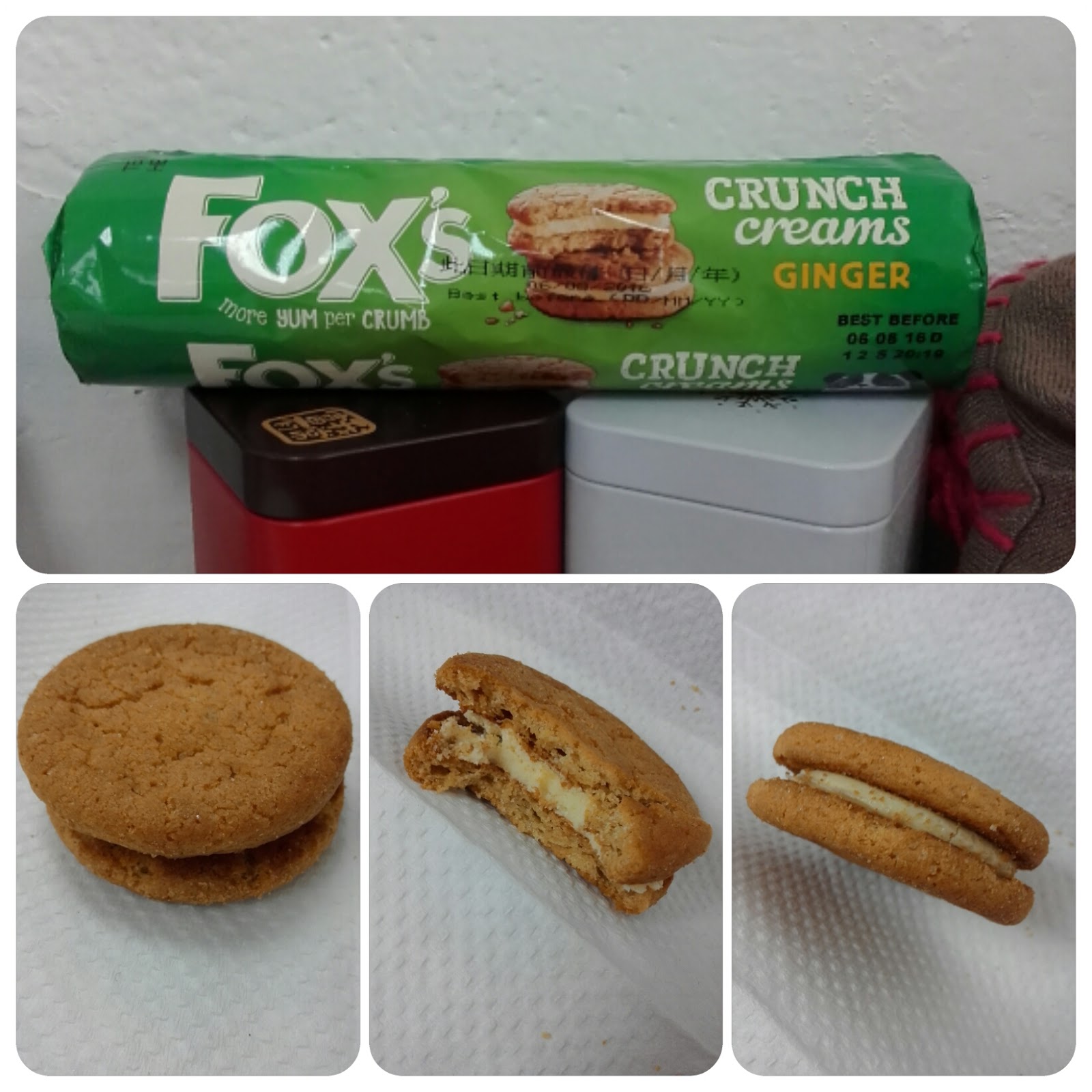 Supersupergirl's Food Reviews: Fox’s ginger crunch creams