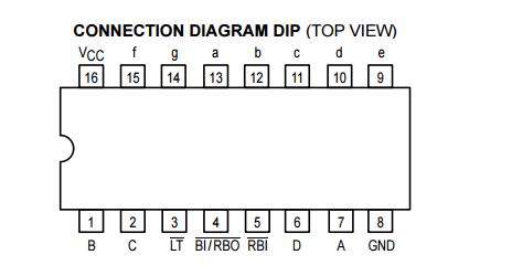 Contador usando integrados y display 7 segementos de catodo común ...