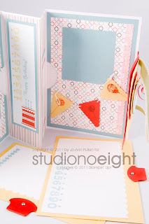 studiono8: Birthday Card Photo Album Using Patterned Party