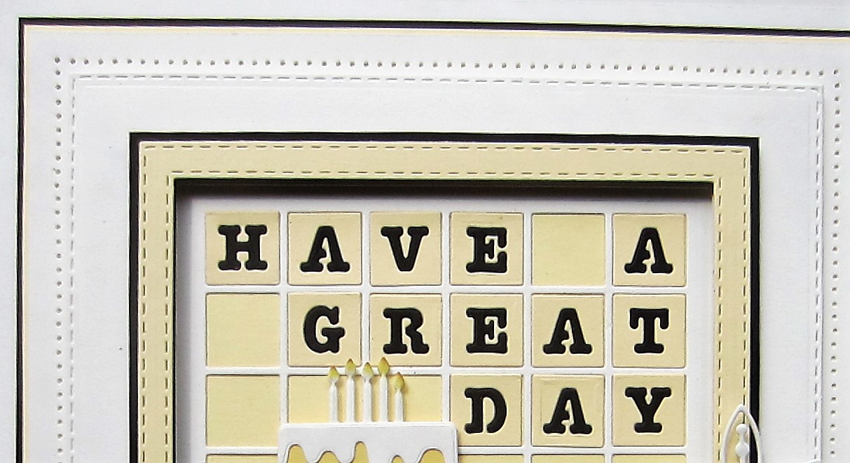 PartiCraft (Participate In Craft): Alphabet Birthday Grid Card