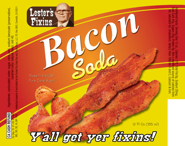 Steve's Root Beer Journal: Lester's Fixins Bacon Soda. Yes, BACON Soda.
