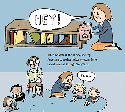 The Ladybug Reads...: Review - The Day My Mom Came to Kindergarten