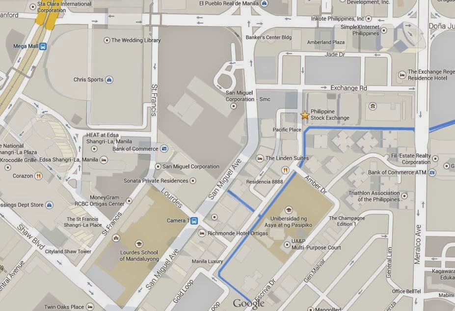 Louie and Dheng | 11.08.2014: Directions to the Reception: PSE Auditorium