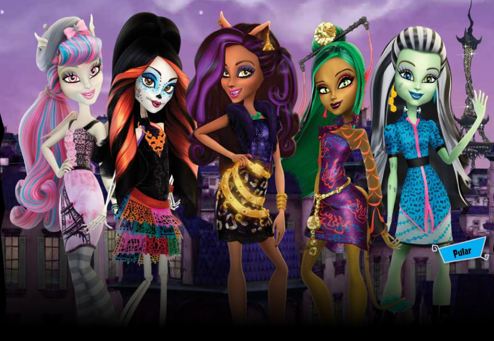 Monster High Para sempre: O site monster high