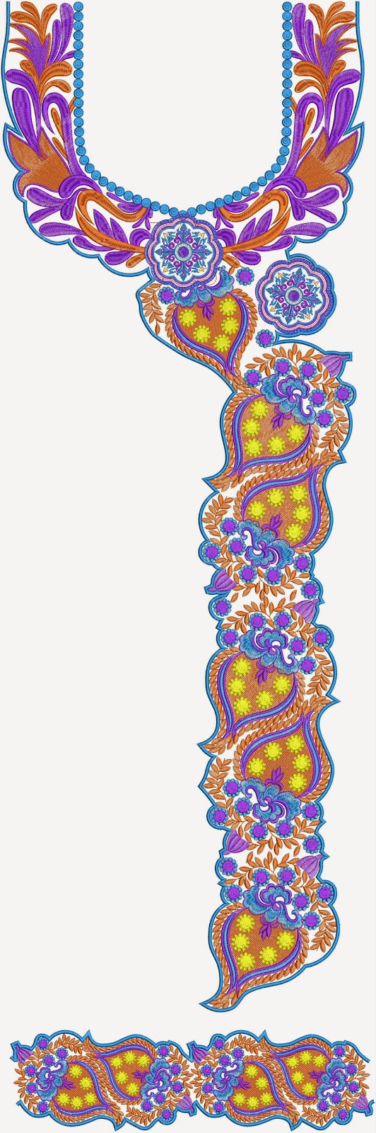 EmbDesignTube: Unique Neck Designs Collection Of 2014