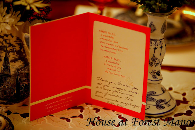 House at Forest Manor: 2016 Christmas Card Exchange