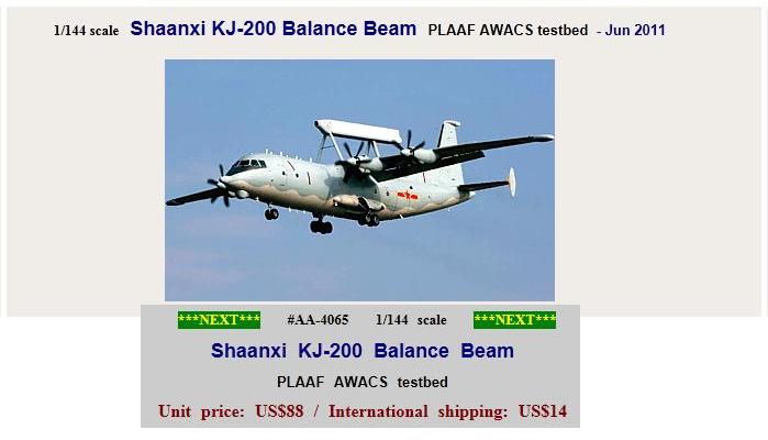 Kampfgruppe 1/144: 1-144 Shaanxi KJ-200 PLAAF - By Anigrand