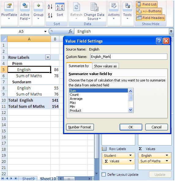 Learn Pivot Table Tutorial And Magical Quotes Easy Way To Learn Pivot Table Step By Step