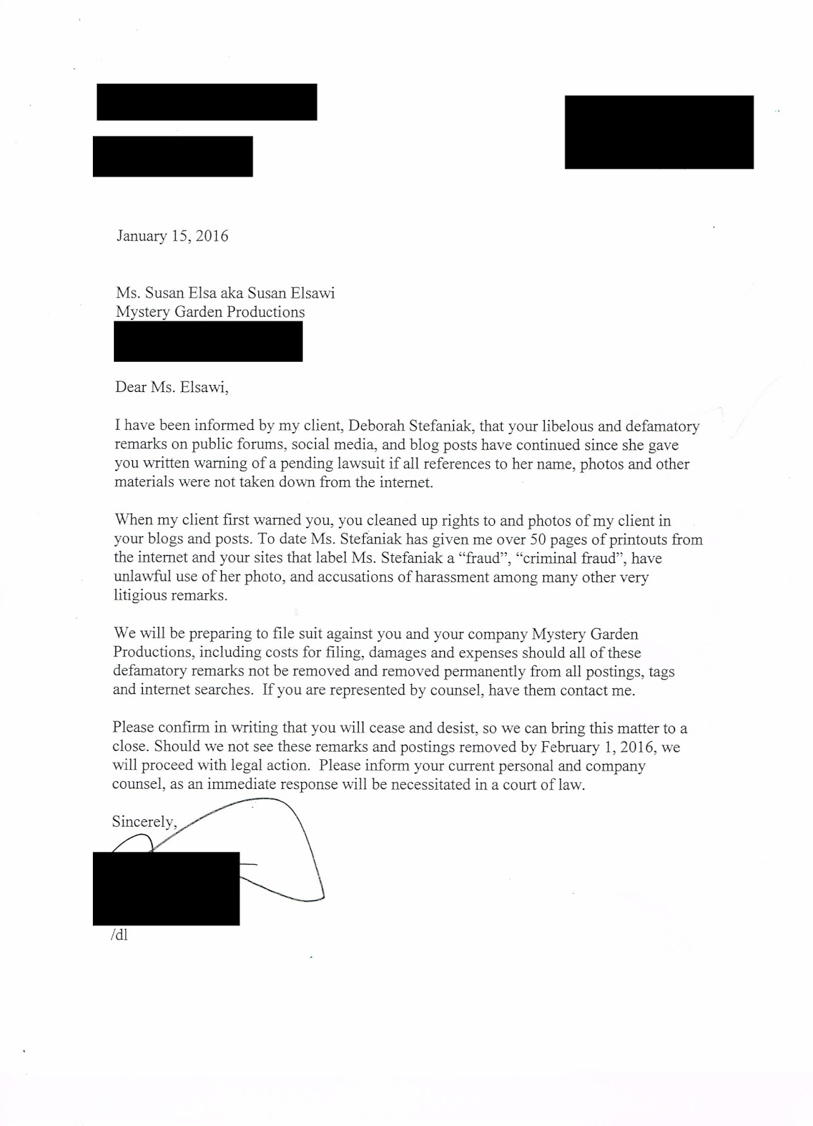 A Twin Soul's Story and Beyond: Susan Elsa - Libel & Defamation