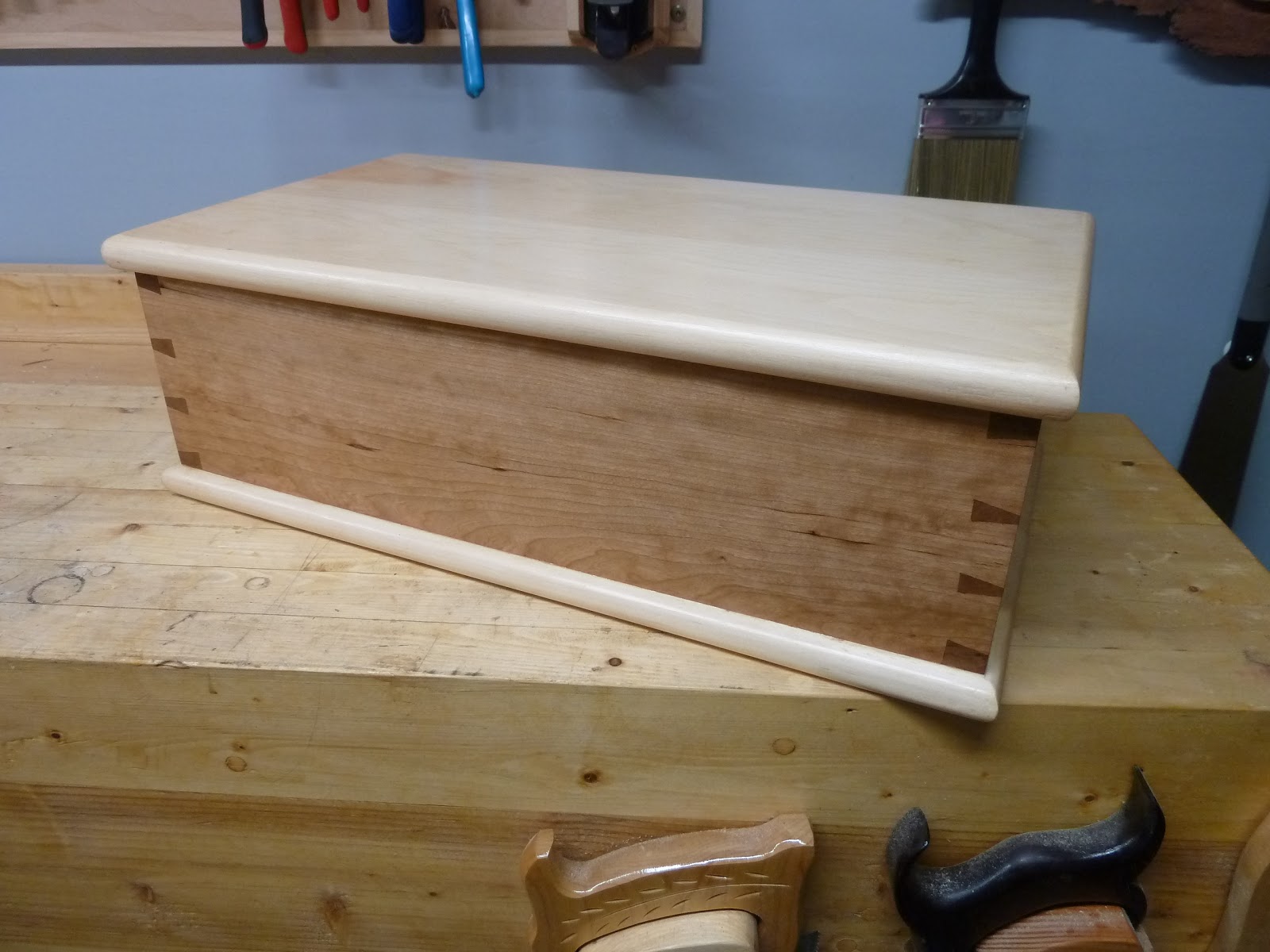 Dave's Notes and Ideas: Dovetailed Box
