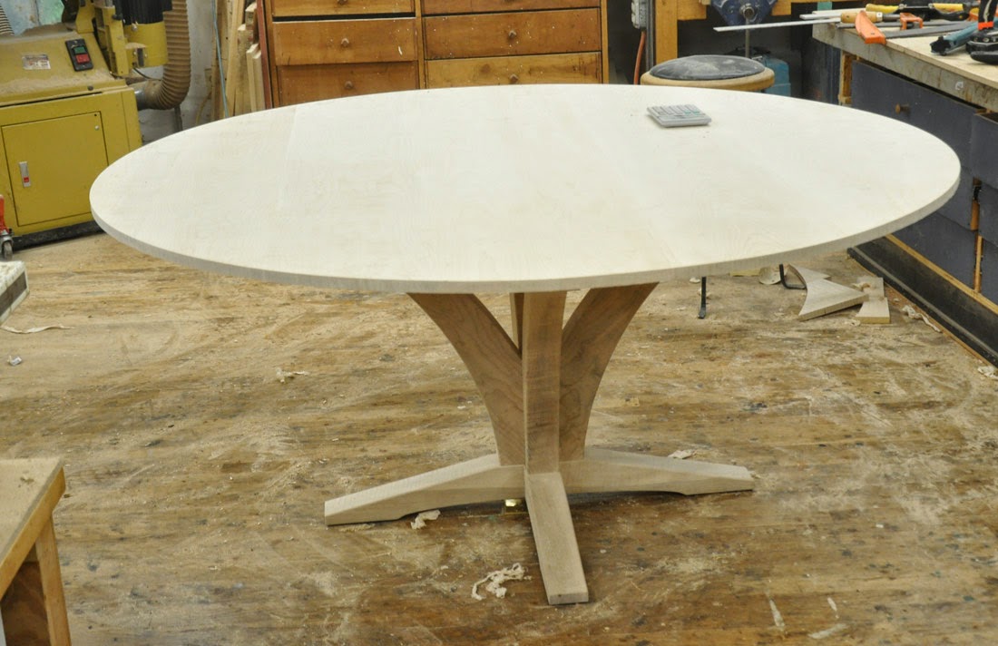another round dining table | lumber woodworking