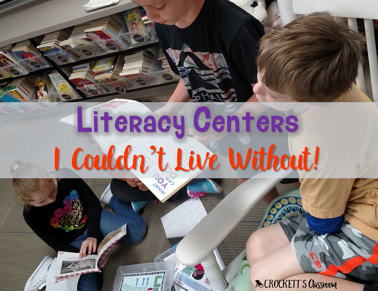 Literacy Centers I Couldn't Live Without! - Crockett's Classroom