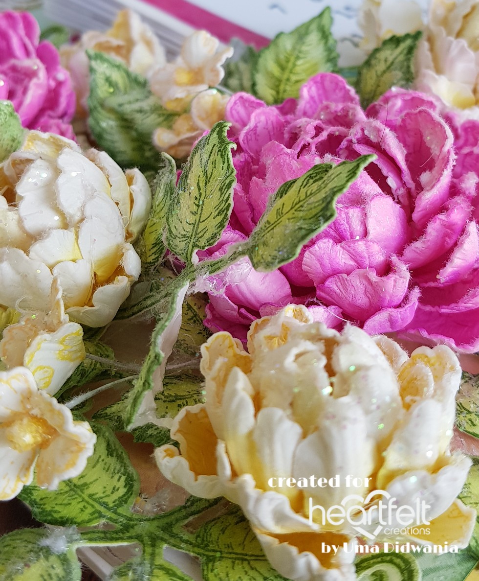 Little Rosebud craft: Floral Desk Calender/Tutorial/Heartfelt Creations