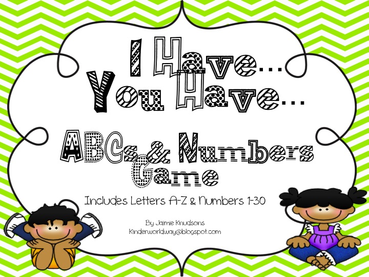 KINDERWORLD: I Have...You Have Games