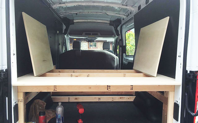 alisaburke: a peek inside the van project